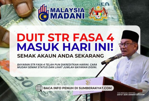 JADUAL BAYARAN STR 2026 : Semak Jadual Bayaran Setiap Fasa Terkini ...